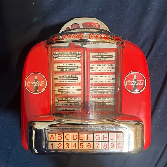 Other | Cocacola Old Music Player | Poshmark